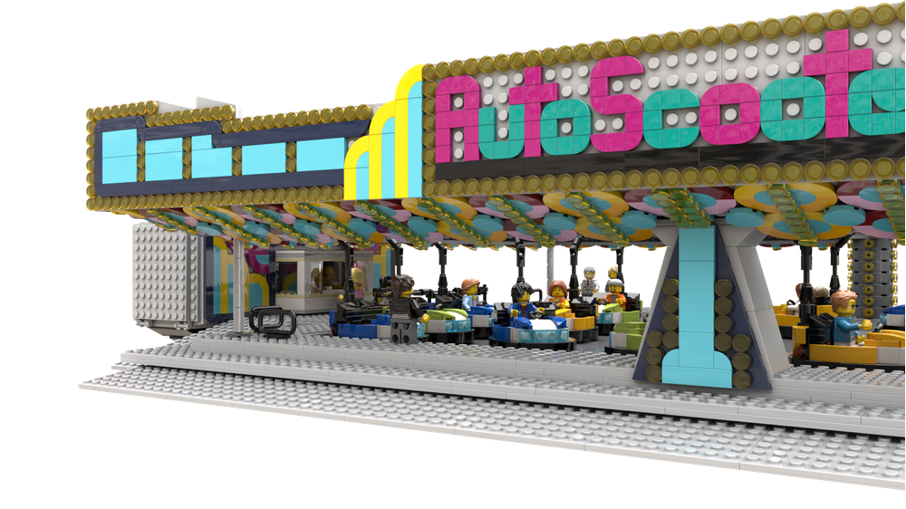 LEGO MOC Autoscooter / Bumper Cars by Lu_Brickster | Rebrickable ...