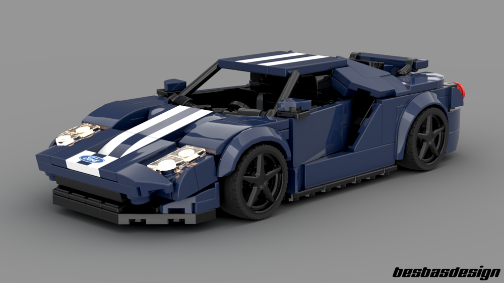 LEGO MOC-148270 2022 Ford GT by besbasdesign | Rebrickable - Build with ...