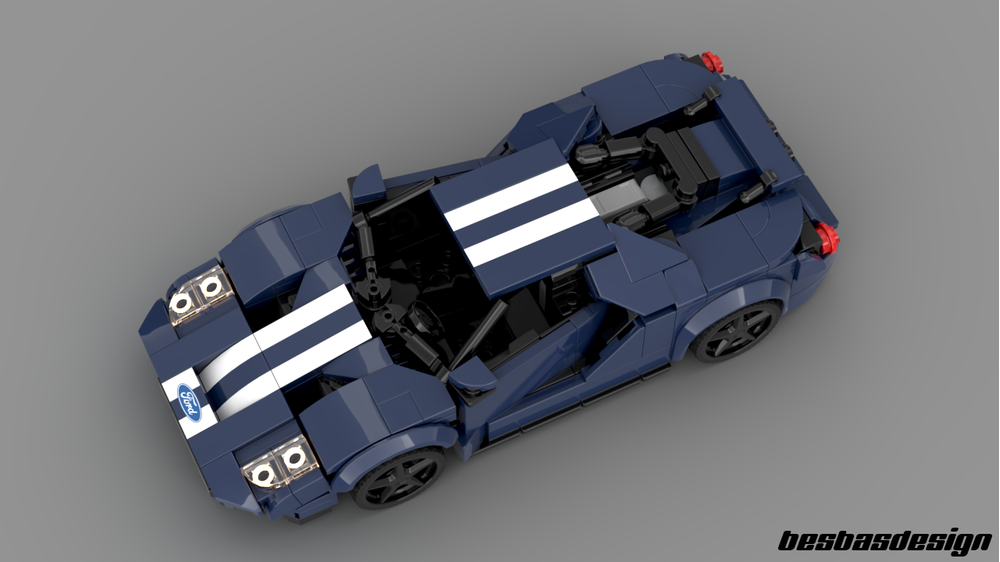 LEGO MOC 2022 Ford GT by besbasdesign | Rebrickable - Build with LEGO