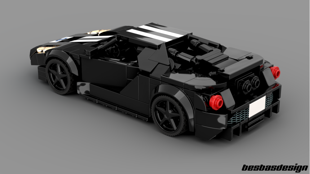 LEGO MOC-148270 2022 Ford GT by besbasdesign | Rebrickable - Build with ...