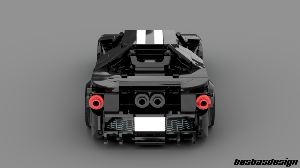 LEGO MOC-148270 2022 Ford GT by besbasdesign | Rebrickable - Build with ...