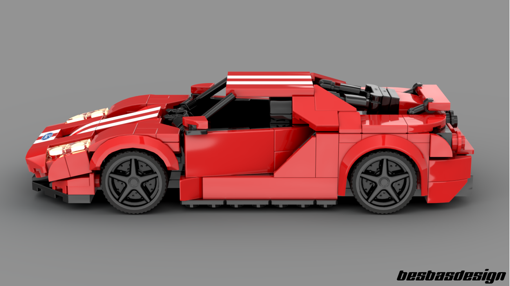 LEGO MOC-148270 2022 Ford GT by besbasdesign | Rebrickable - Build with ...