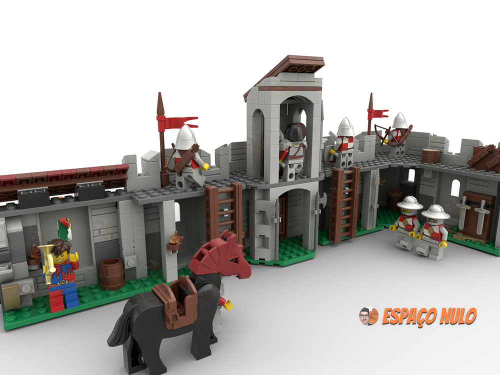Lego Moc Outpost Castle Expansion By Espnulo Rebrickable Build With