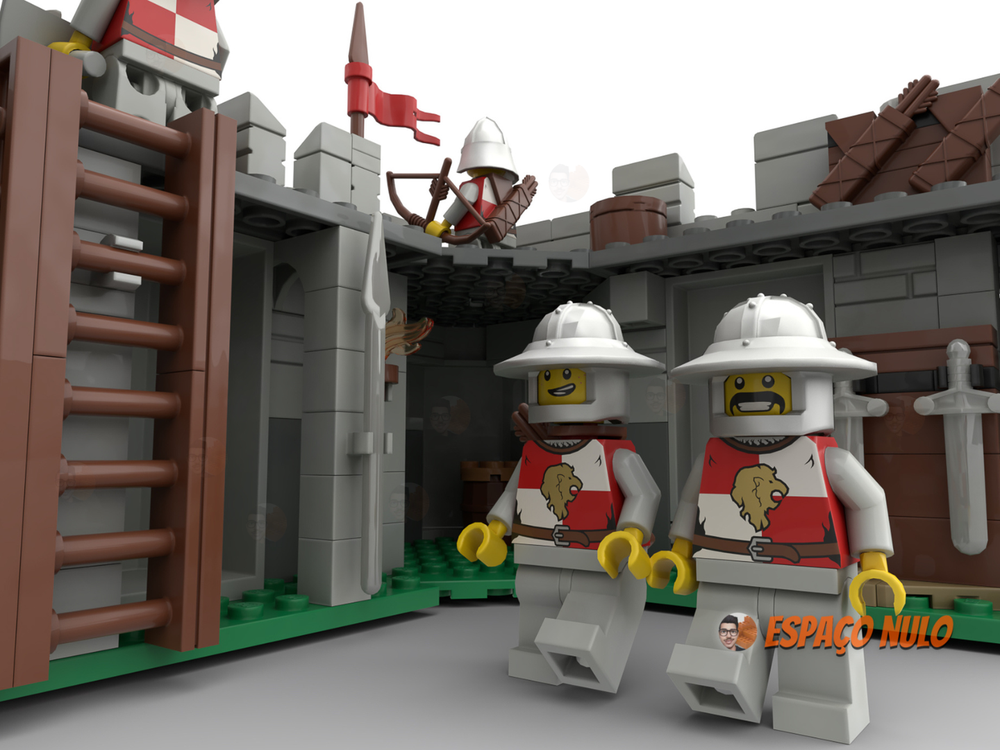 Lego Moc Outpost Castle Expansion By Espnulo Rebrickable Build With