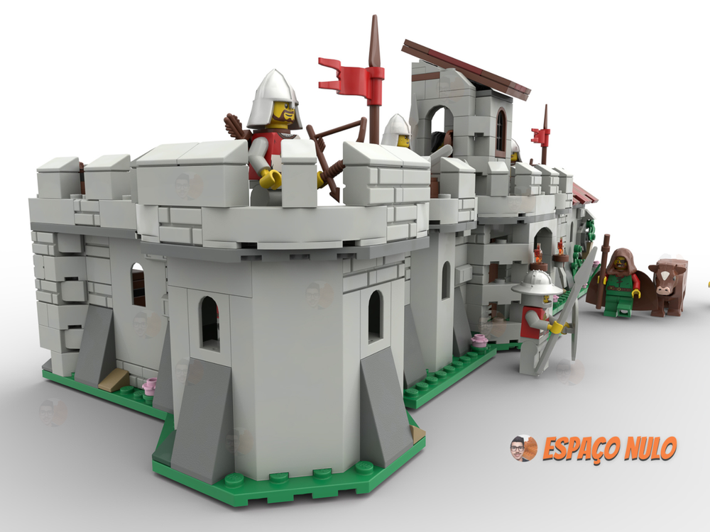 Lego Moc Outpost Castle Expansion By Espnulo Rebrickable Build With