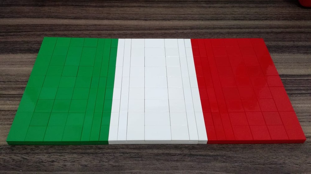 LEGO MOC Italian Flag by eduardo.rimoli | Rebrickable - Build with LEGO