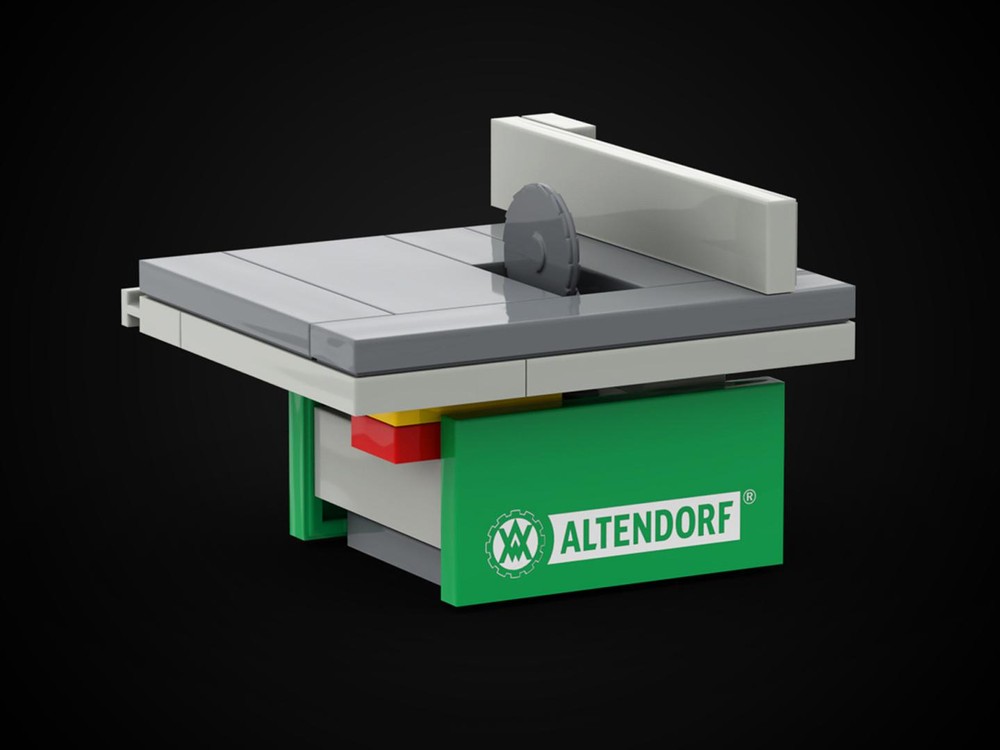 LEGO MOC Altendorf Table Saw by PriBri | Rebrickable - Build with LEGO