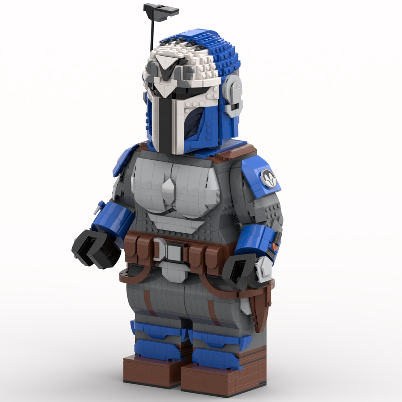 LEGO MOC Bo Katan Kryze megafigure (fits Alex BricKartuss helmet) by ...