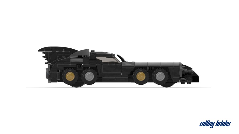 Lego Moc Tim Burtons Batmobile By Rollingbricks Rebrickable Build