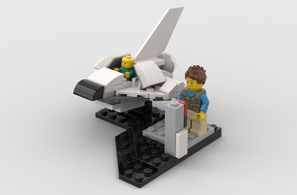 LEGO MOC Mini Space Shuttle Ride by DavidArcher | Rebrickable - Build ...