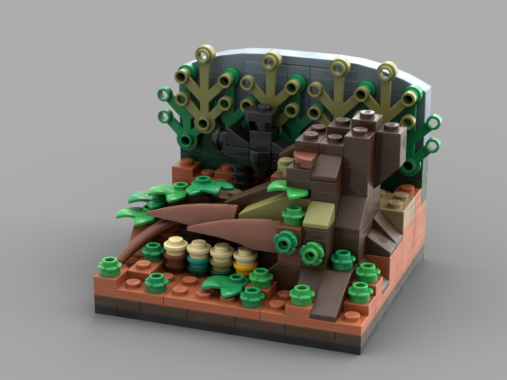 LEGO MOC Shortcut to mushrooms diorama by oldPerun | Rebrickable ...
