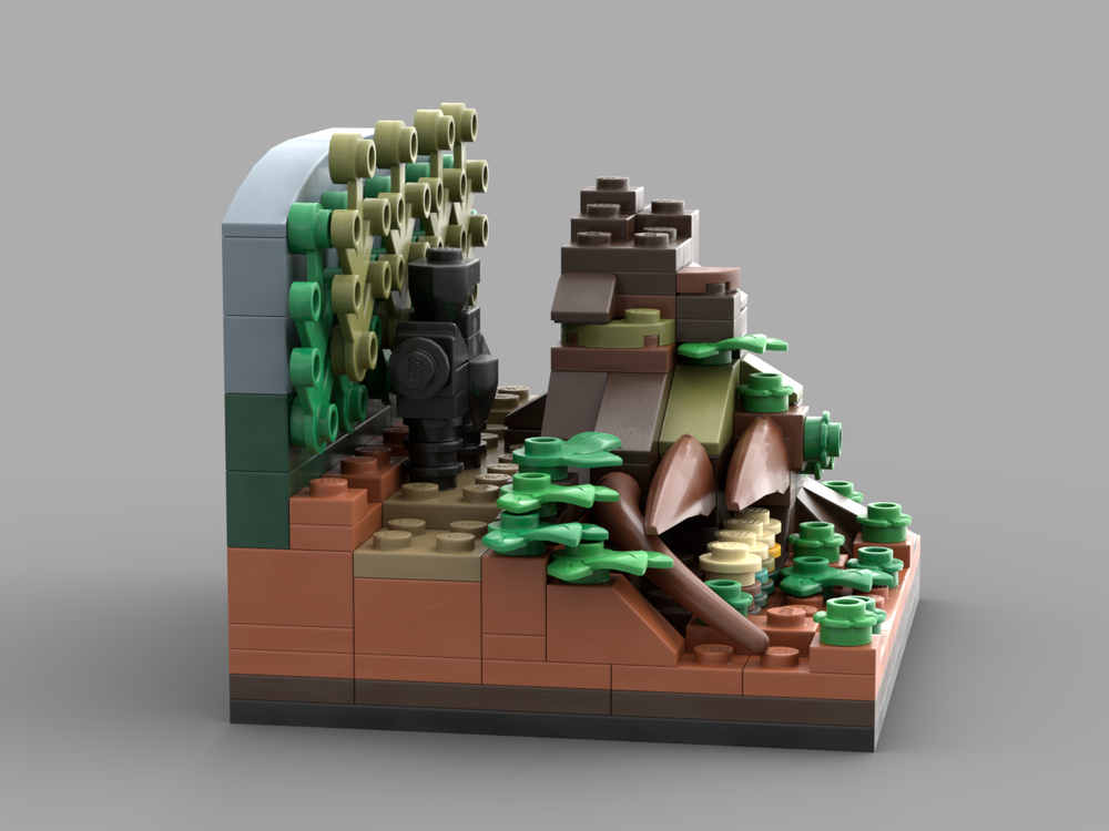 LEGO MOC Shortcut to mushrooms diorama by oldPerun | Rebrickable ...