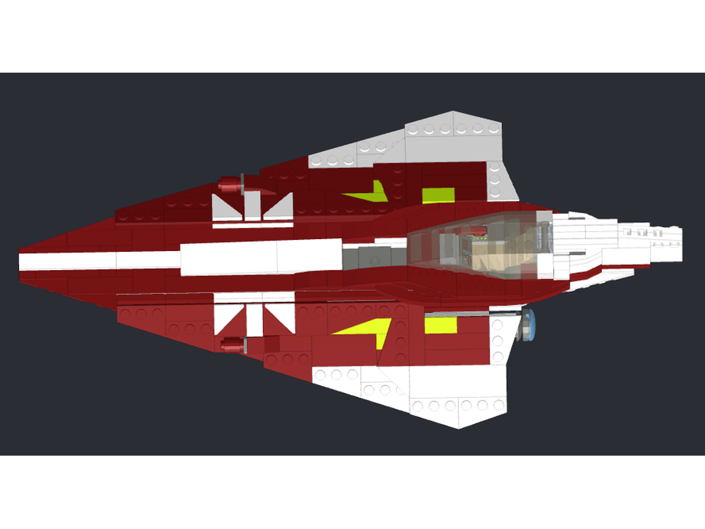 Lego Moc Ahsokas Starfighter Moc By Johns Brickworld Rebrickable