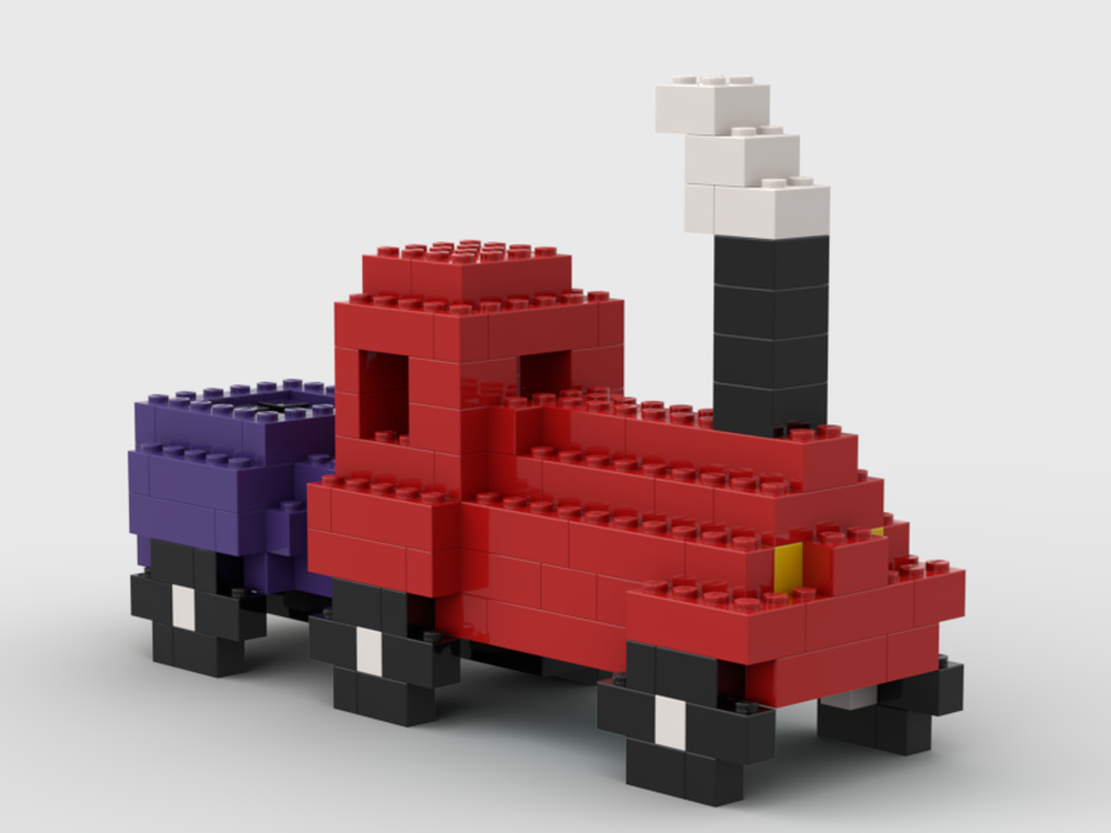 LEGO MOC 11030 - Locomotive by Stoeptegel | Rebrickable - Build with LEGO