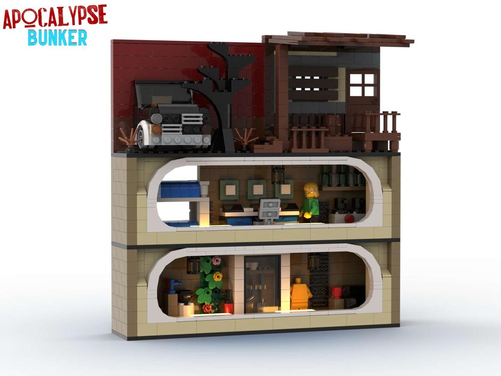 LEGO MOC Apocalypse Bunker by @LegoRedders | Rebrickable - Build with LEGO