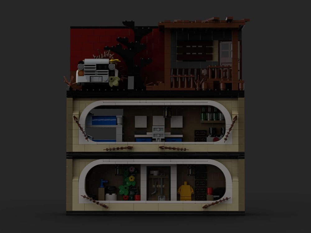 LEGO MOC Apocalypse Bunker by @LegoRedders | Rebrickable - Build with LEGO