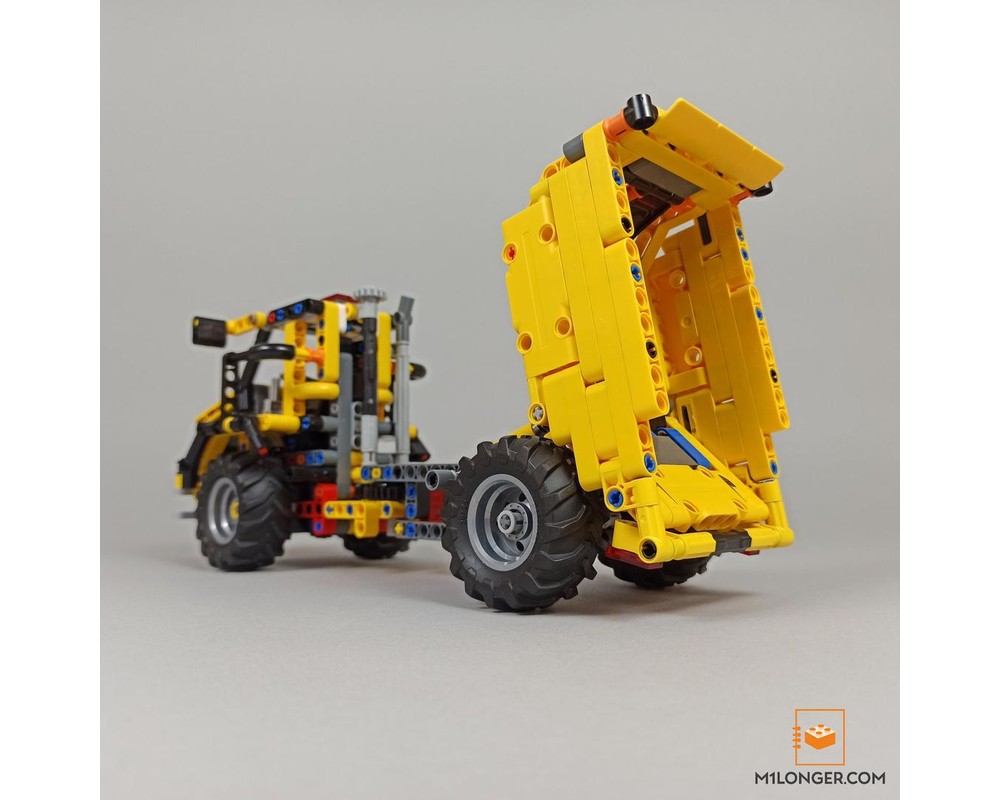 LEGO MOC 42122 Articulated Dump Truck by M_longer | Rebrickable - Build ...