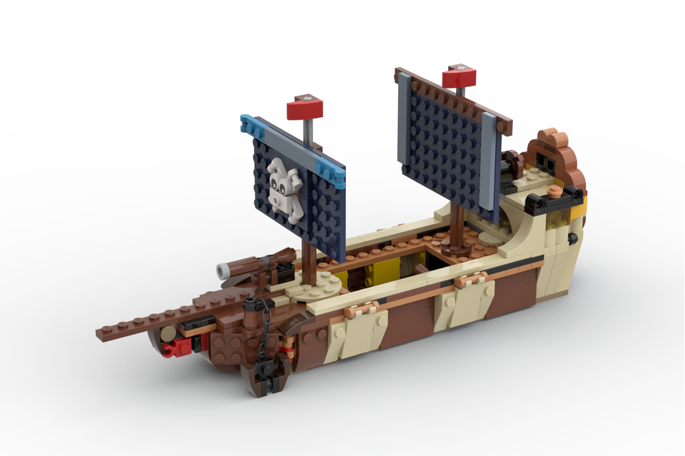 Lego Moc 31143 Pirate Ship By Nequmodiva Rebrickable Build With Lego