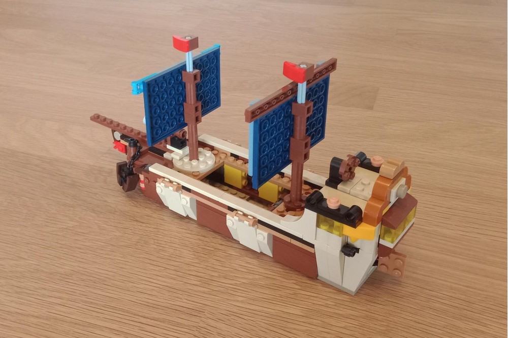 Lego Moc 31143 Pirate Ship By Nequmodiva Rebrickable Build With Lego