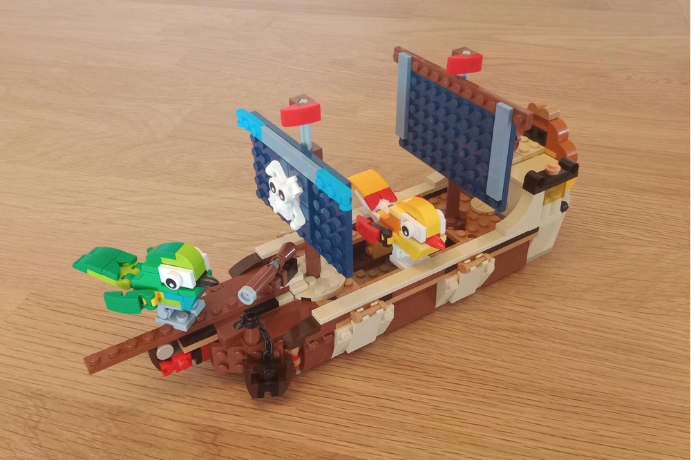 Lego Moc 31143 Pirate Ship By Nequmodiva Rebrickable Build With Lego
