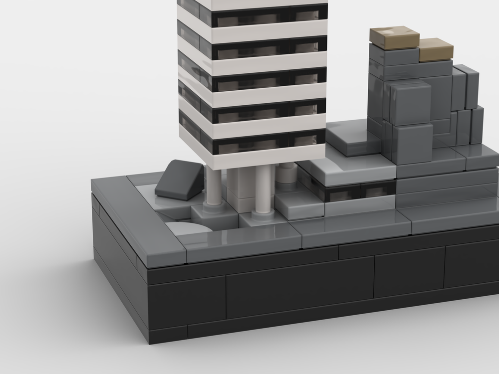 Lego Moc Citigroup Center Nyc By Taters Rebrickable Build With Lego