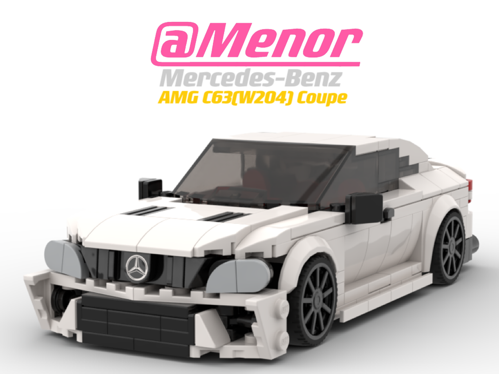 LEGO MOC Mercedes Benz AMG C63(W204) Coupe by Menor | Rebrickable ...