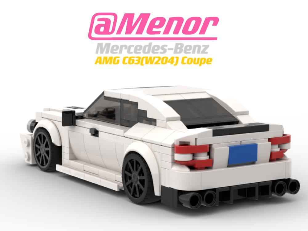 LEGO MOC Mercedes Benz AMG C63(W204) Coupe by Menor | Rebrickable ...
