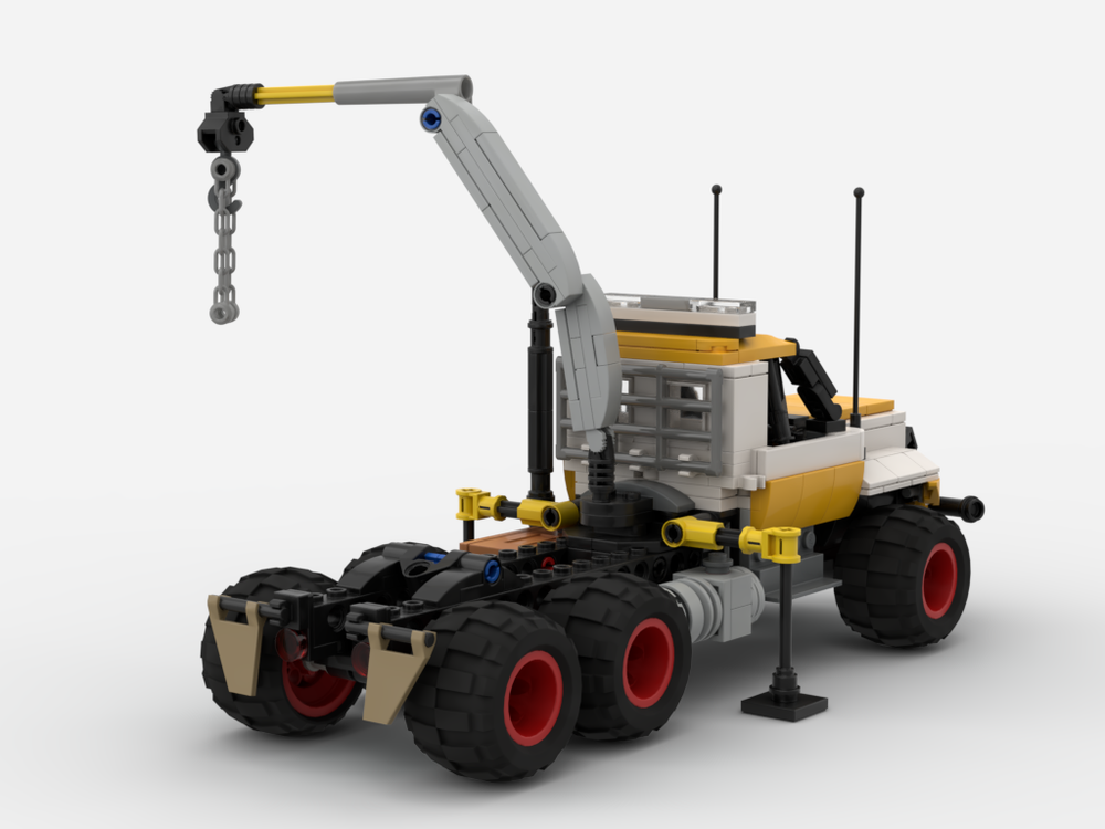 Lego Moc Snowrunner Semi Truck By Owstin Rebrickable Build With Lego