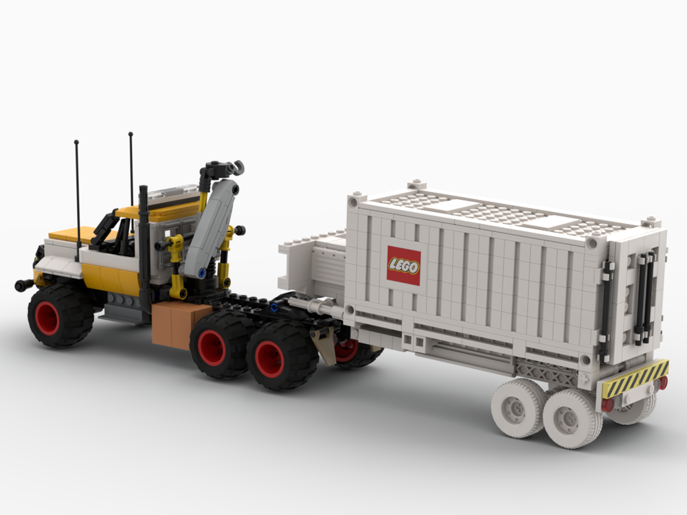 Lego Moc Snowrunner Semi Truck By Owstin Rebrickable Build With Lego