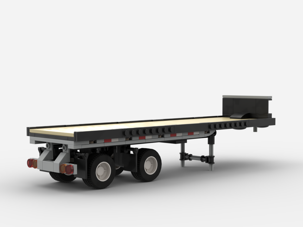 LEGO MOC Flat Bed Trailer by owstin | Rebrickable - Build with LEGO