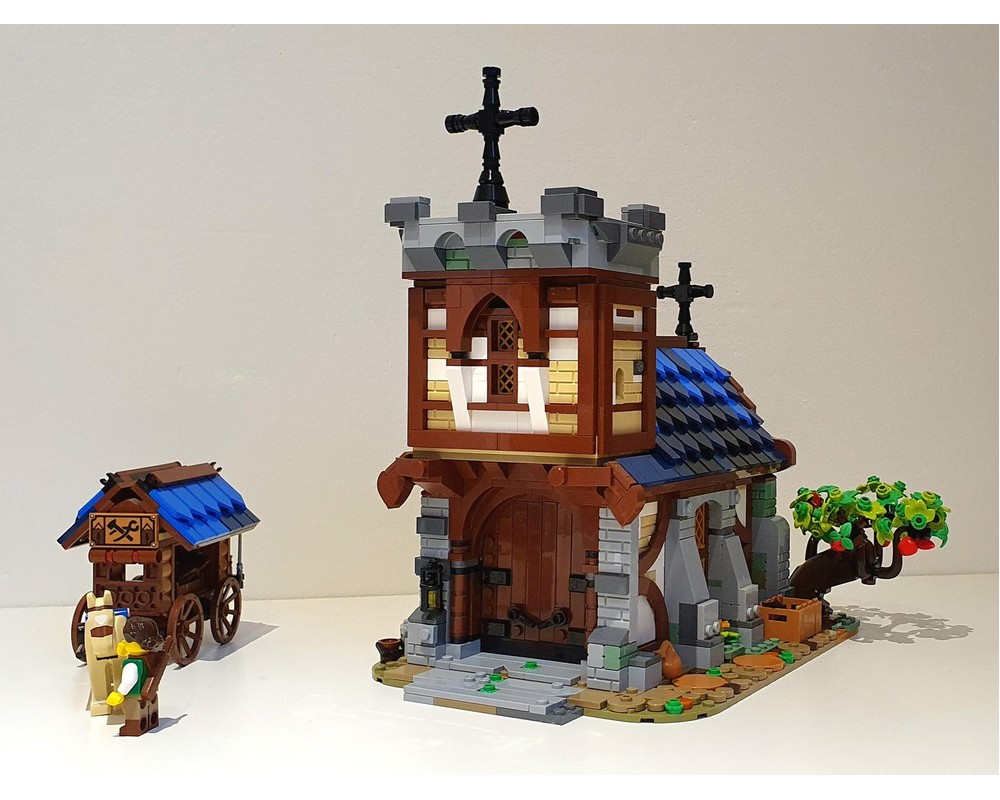 LEGO MOC Medieval Church by Gr33tje13 | Rebrickable - Build with LEGO