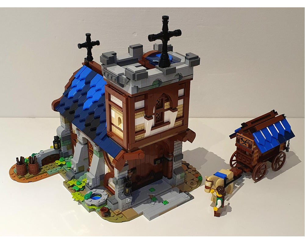 LEGO MOC Medieval Church by Gr33tje13 | Rebrickable - Build with LEGO