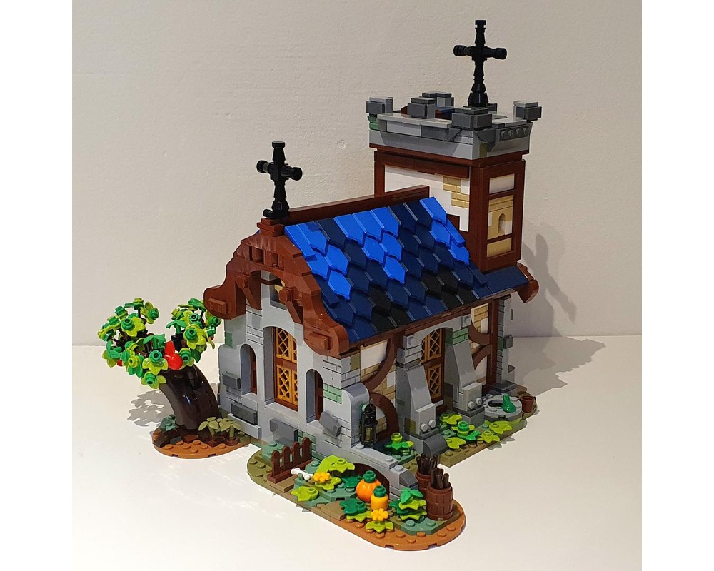 LEGO MOC Medieval Church by Gr33tje13 | Rebrickable - Build with LEGO