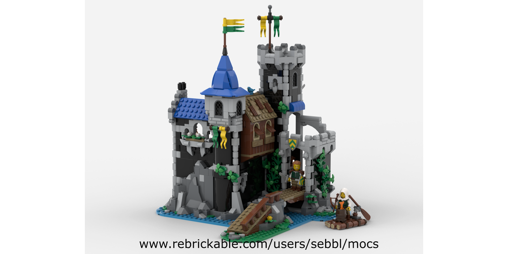 LEGO MOC Fortress of Lakeside County (from BDP Series 1) by sebbl ...
