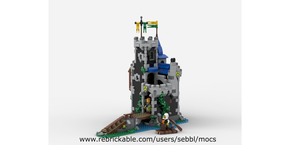 Lego Moc Fortress Of Lakeside County From Bdp Series 1 By Sebbl