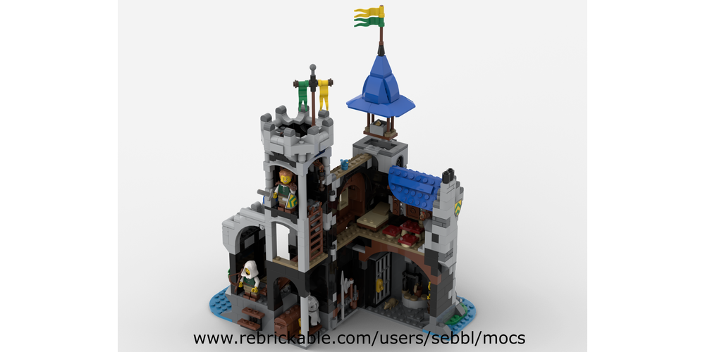 Lego Moc Fortress Of Lakeside County From Bdp Series 1 By Sebbl