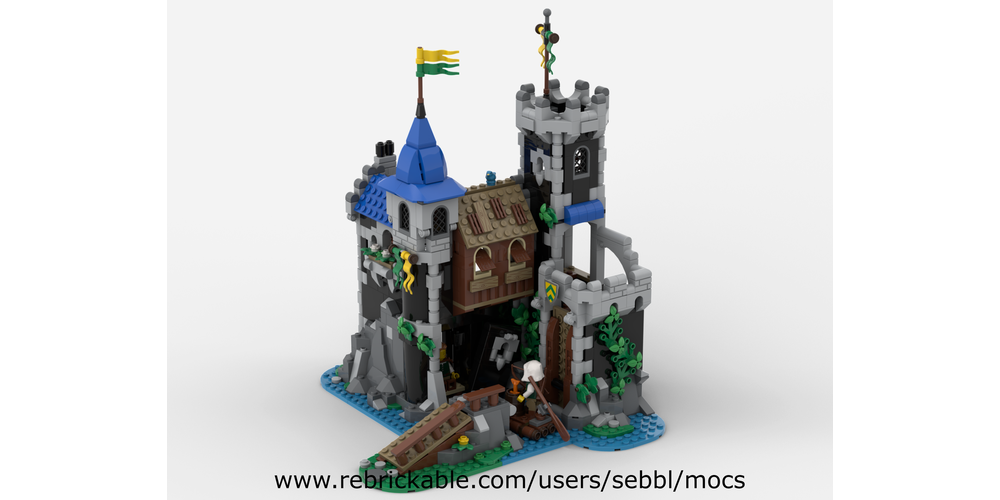 Lego Moc Fortress Of Lakeside County From Bdp Series 1 By Sebbl