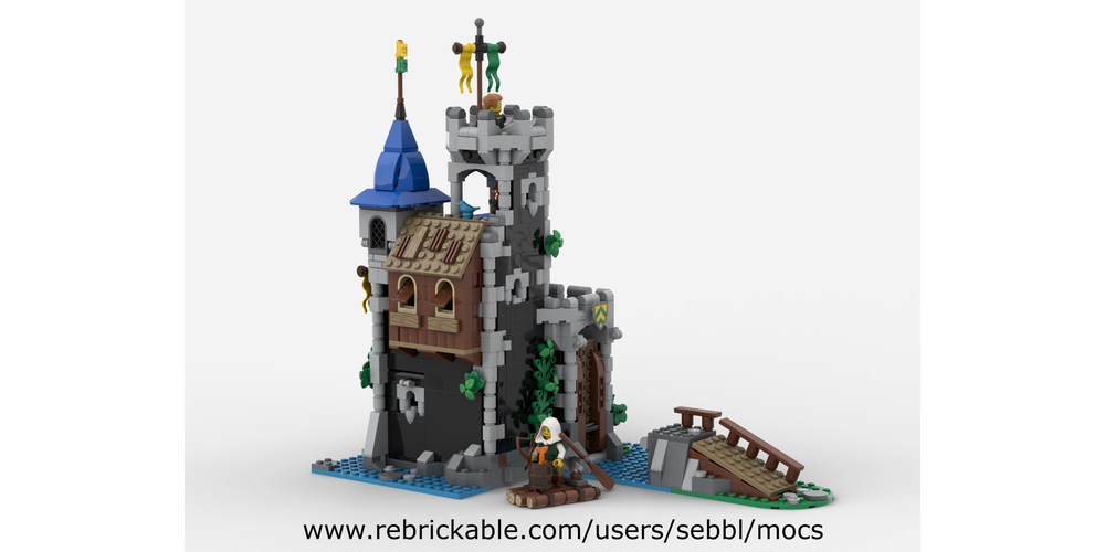 Lego Moc Fortress Of Lakeside County From Bdp Series 1 By Sebbl