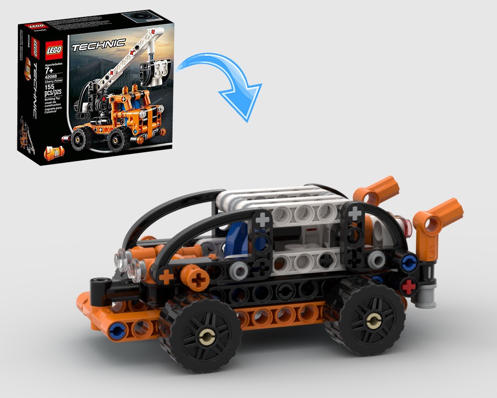 LEGO MOC Sport Car 42088 Alternative. by ErikGS | Rebrickable - Build ...