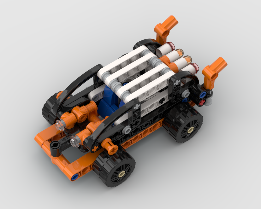 Lego Moc Sport Car 42088 Alternative By Erikgs Rebrickable Build