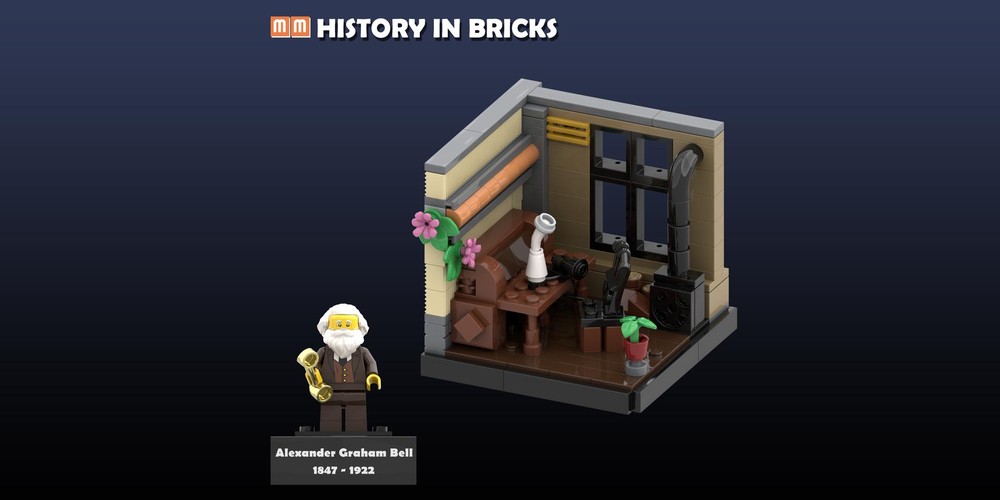 LEGO MOC-148412 History in Bricks: #3 Alexander Graham Bell by ...