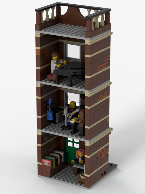 LEGO MOC Mini-modular Music Store and Studio by MI77 | Rebrickable ...