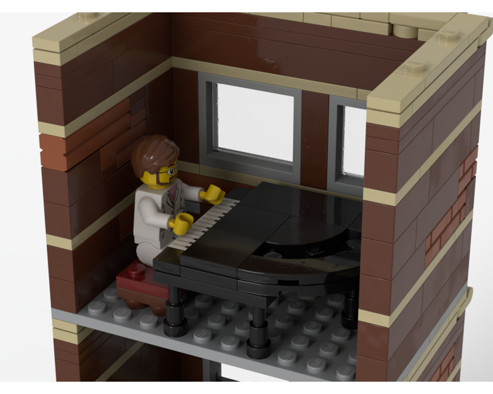 LEGO MOC Mini-modular Music Store and Studio by MI77 | Rebrickable ...