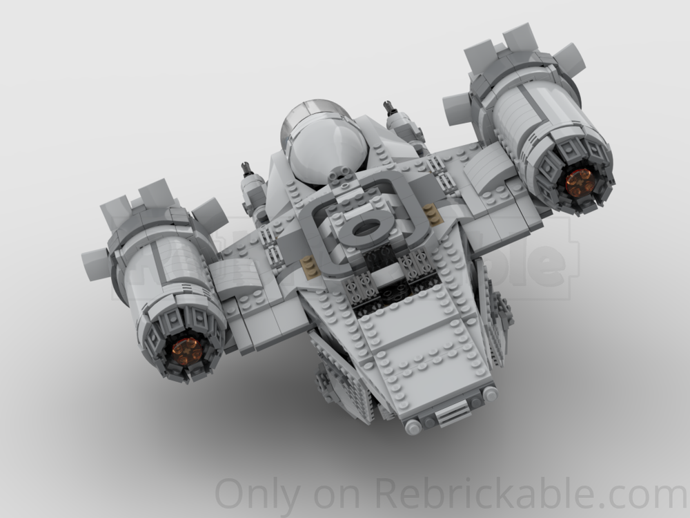 LEGO MOC-148461 75292 Razor Crest - modified engines (FREE) by aachthor ...