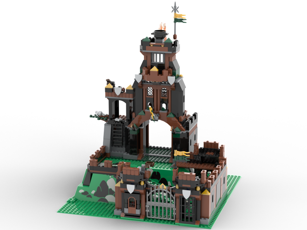 LEGO MOC Castle Kingdoms Dragon prison tower impregnable by lambu76 ...