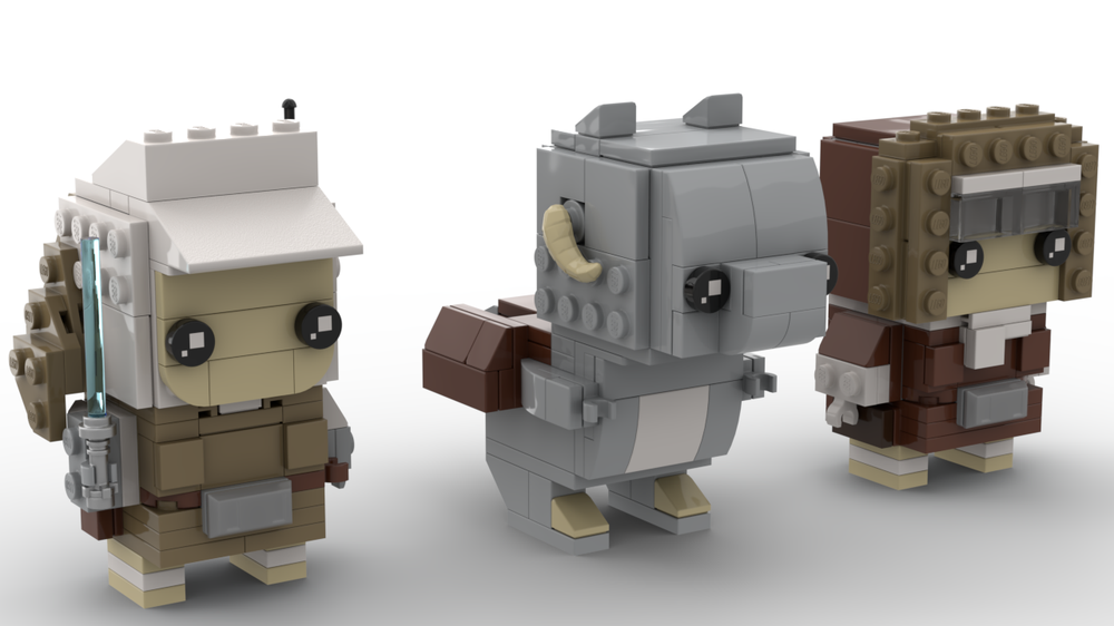 LEGO MOC Hoth Luke, Han and Tauntaun by iprice | Rebrickable - Build ...