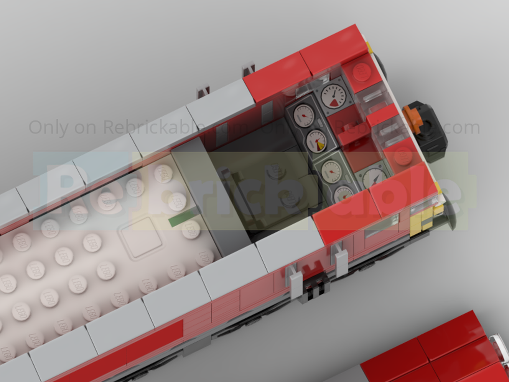 Lego Moc Br Class 66 Diesel Locomotive Train In Deutsche Bahn Db