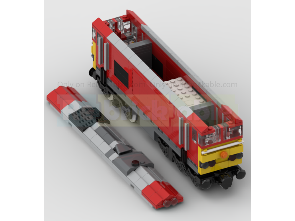 LEGO MOC-148485 BR Class 66 Diesel Locomotive Train In Deutsche Bahn ...