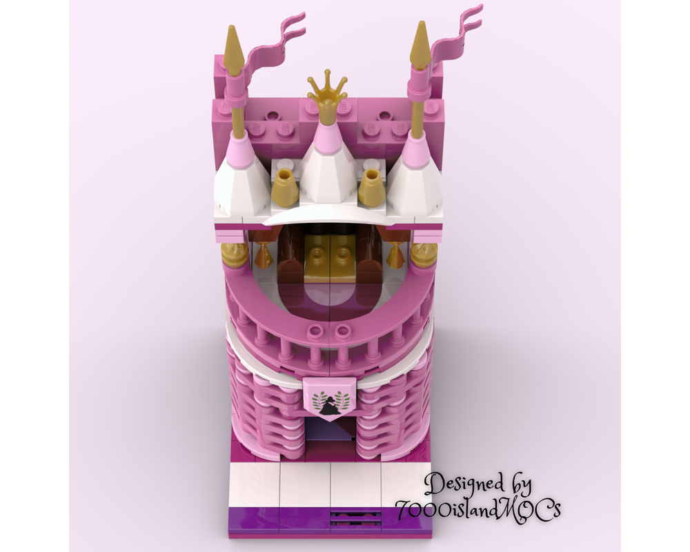 LEGO MOC Pink Princess Castle by 7000islandMOCs | Rebrickable - Build ...