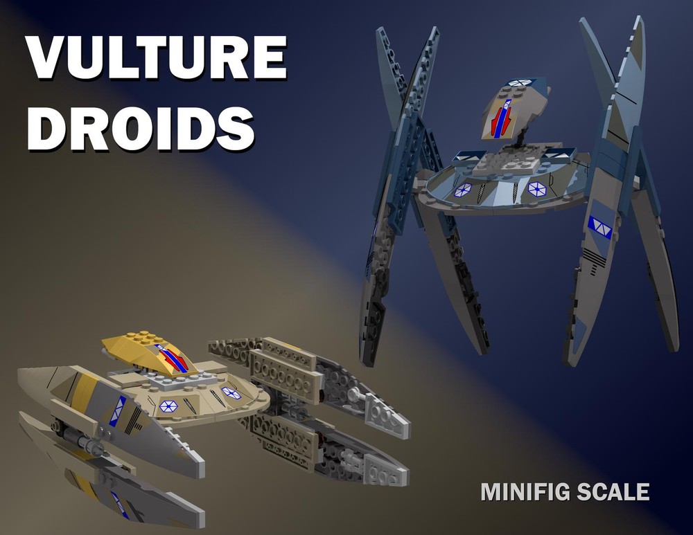 LEGO MOC Vulture Droids by KennoMonkey | Rebrickable - Build with LEGO